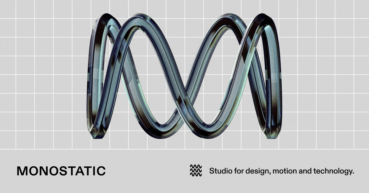 Studio for design, motion and technology - Monostatic